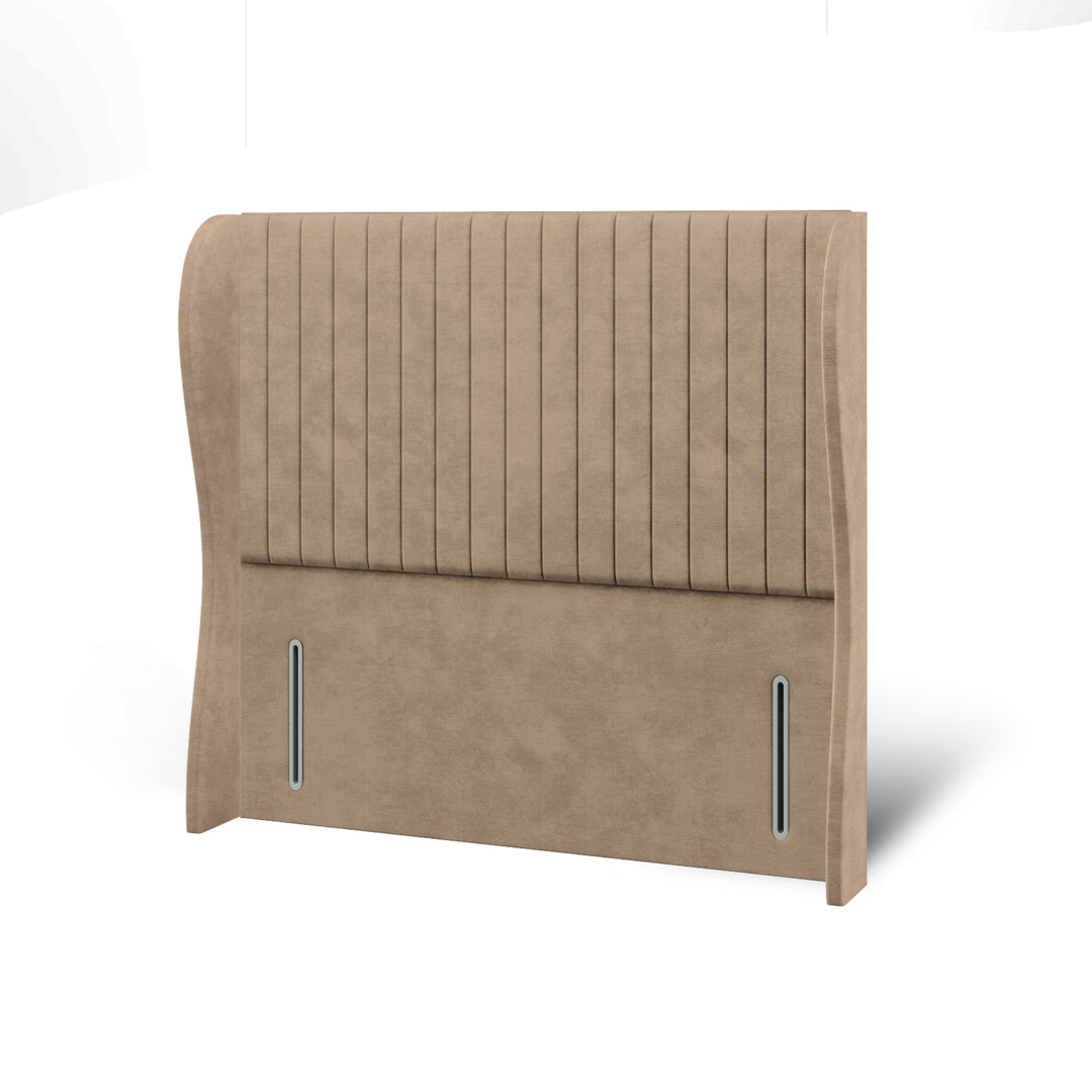 Vienna Fluted Solitaire Winged Bespoke Ottoman Bed | Luxury Beds | Chic ...