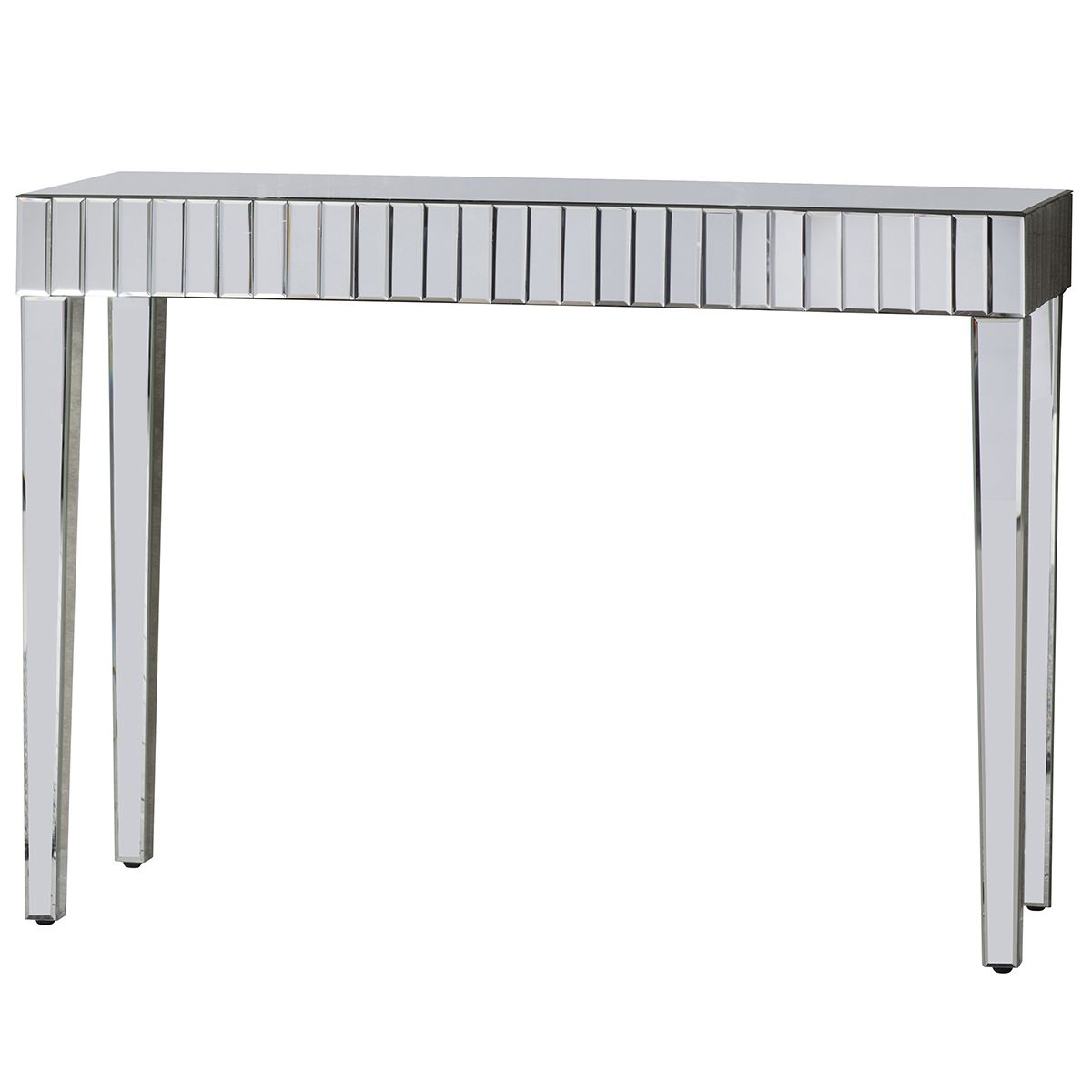 Florence Silver Mirrored Console Table – Chic Concept