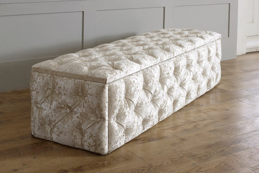 4 Sided Chesterfield Ottoman Storage Box – Chic Concept